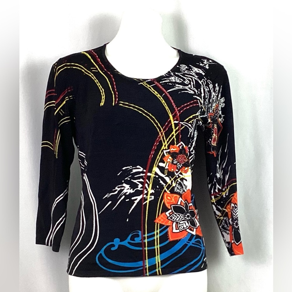 Pierri New York-Designer Stretch Top - Gem
